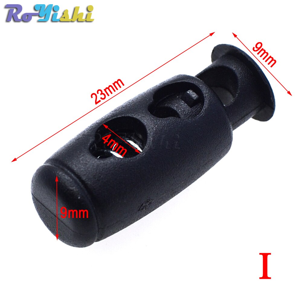 100 Stks/pak Cord Lock Toggle Clip Stopper Plastic... – Grandado