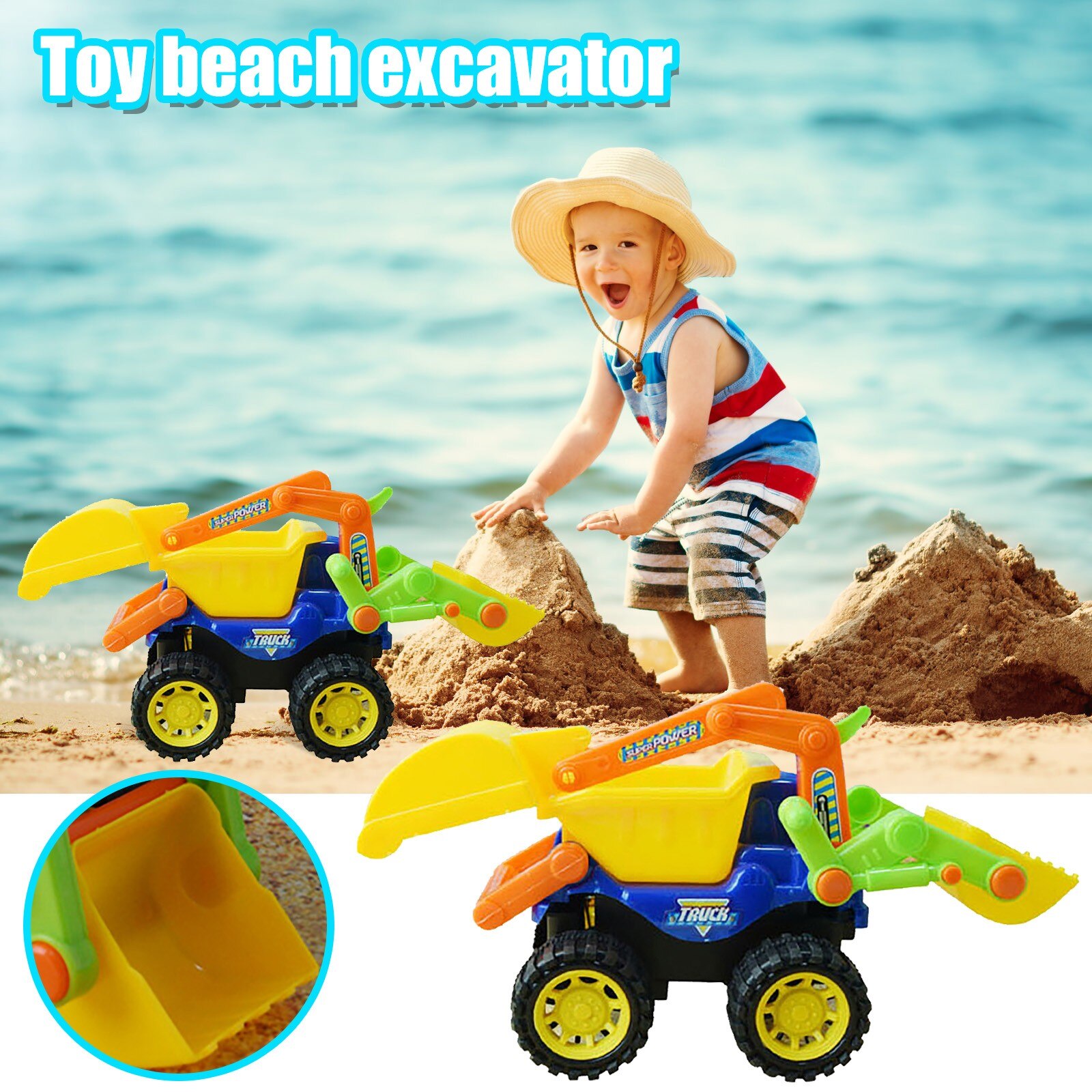 Babies Beach Engineering Vehicles Construction Veh... – Grandado