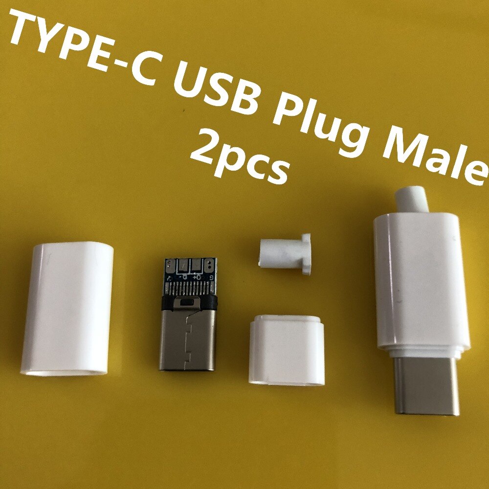 2PCS/LOT YT2156 TYPE-C USB Plug Male connector Bla... – Grandado