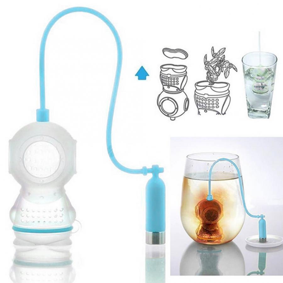 Tea Diffuser Innovative Diver Shape Silicone Tea I... – Grandado
