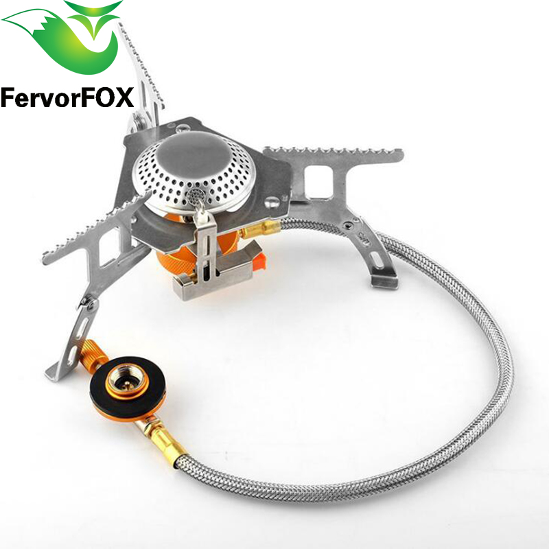 FervorFOX Folding Outdoor Gas Stove Camping Stoves... – Grandado