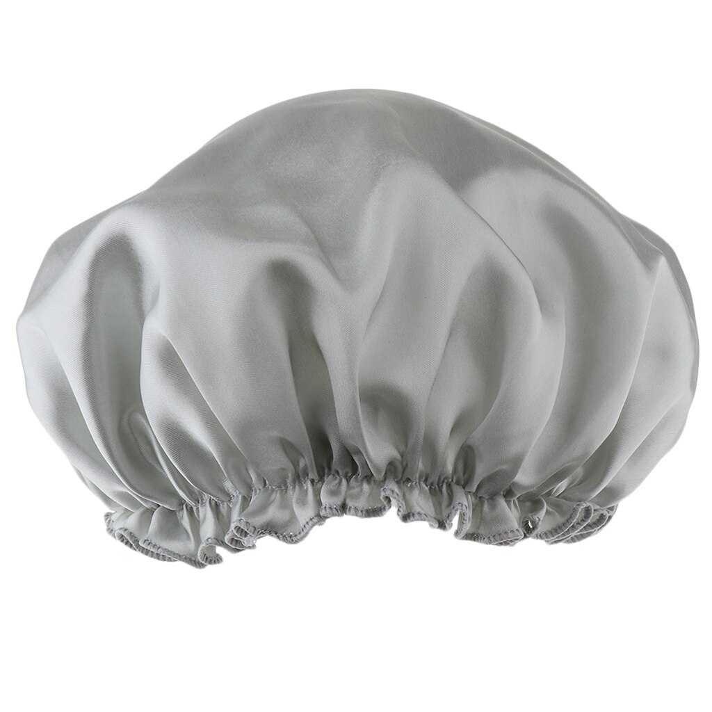 Soft Satin Bonnet Cap Stretch Hair Loss Sleeping H... – Grandado
