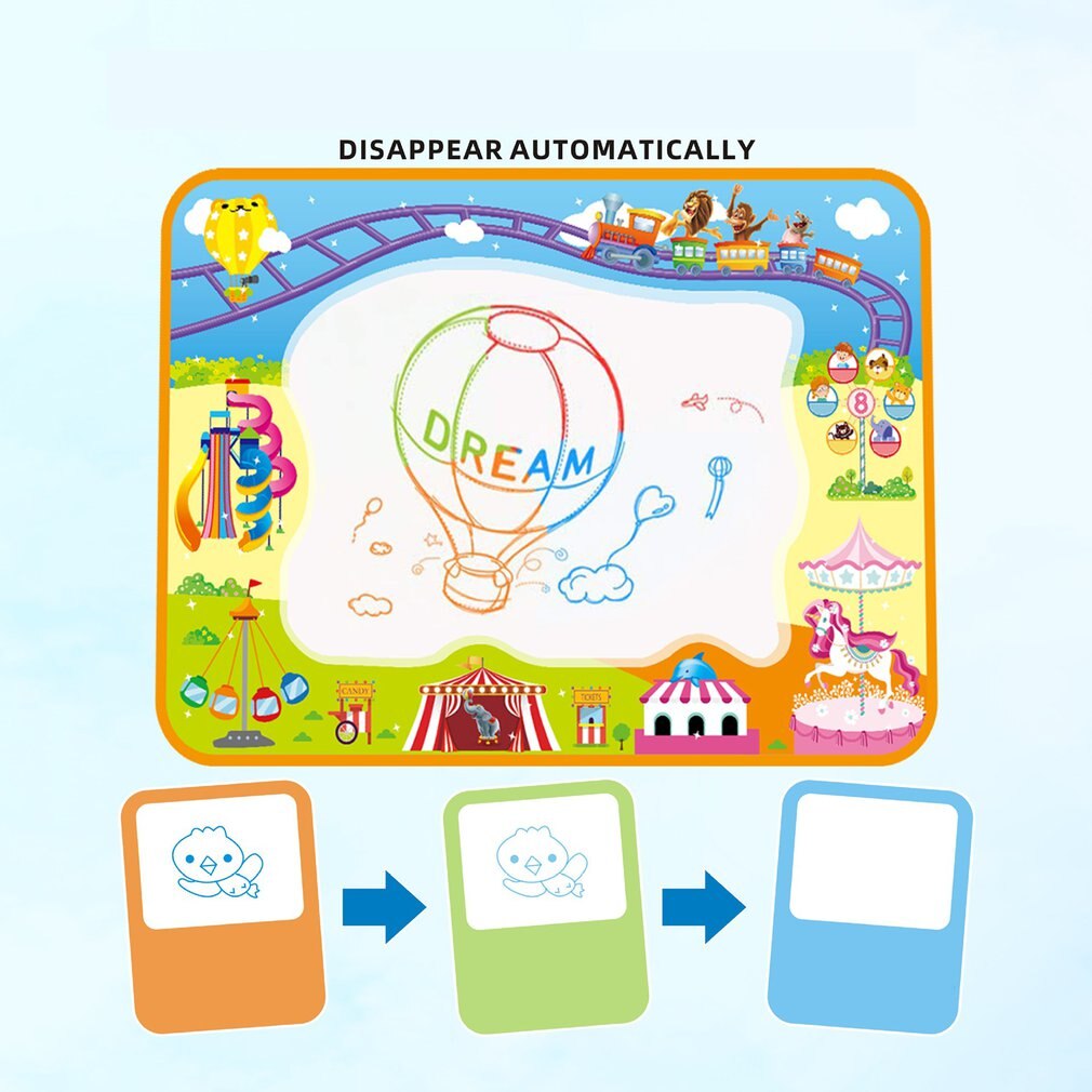 100*70cm Drawing Toy Water Drawing Mat Coloring Ca... – Grandado