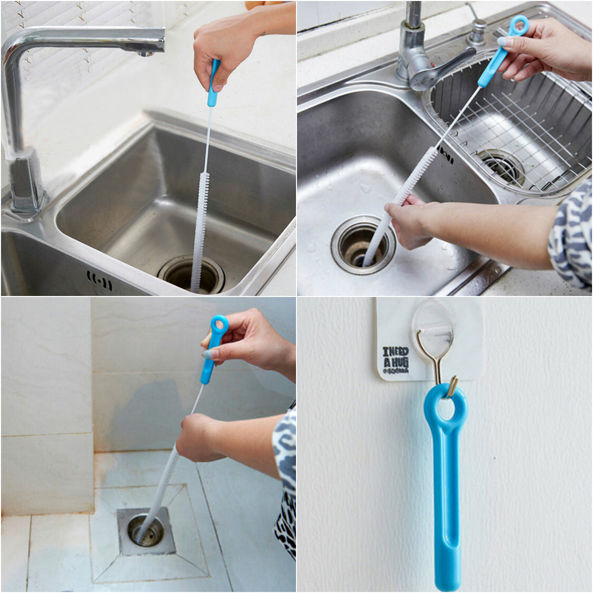 1pc puhdistusharja keittiö kylpyhuone viemäri puhd... – Grandado