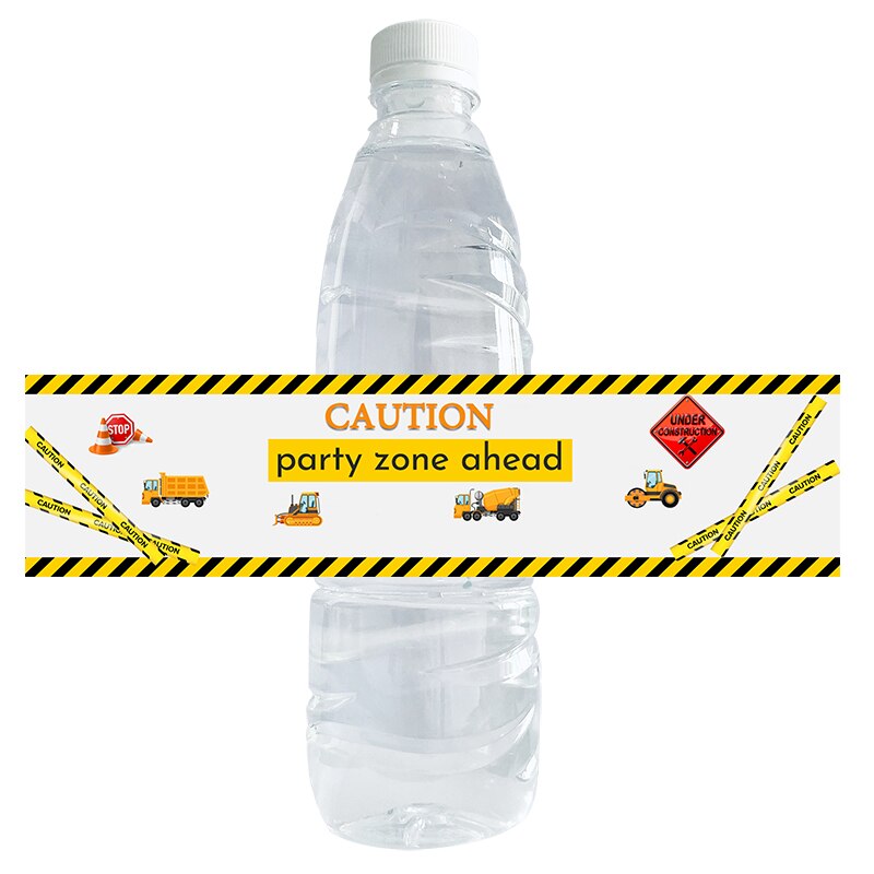 Engineering Vehicle Car Water Sticker Labels Cute ... – Grandado