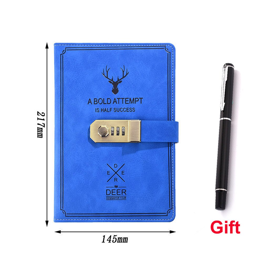 360Pages Spiral Notebook With Lock Diary Notepad V... – Vicedeal