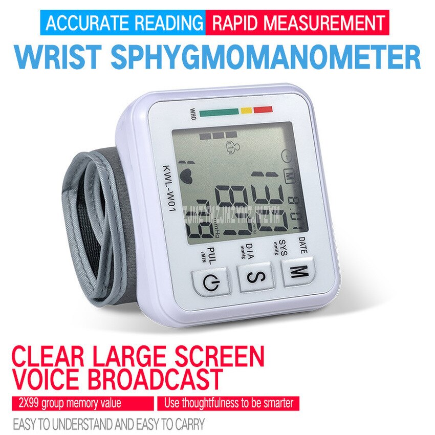 Smart Sphygmomanometer Automatic Voice Wrist Digit... – Grandado