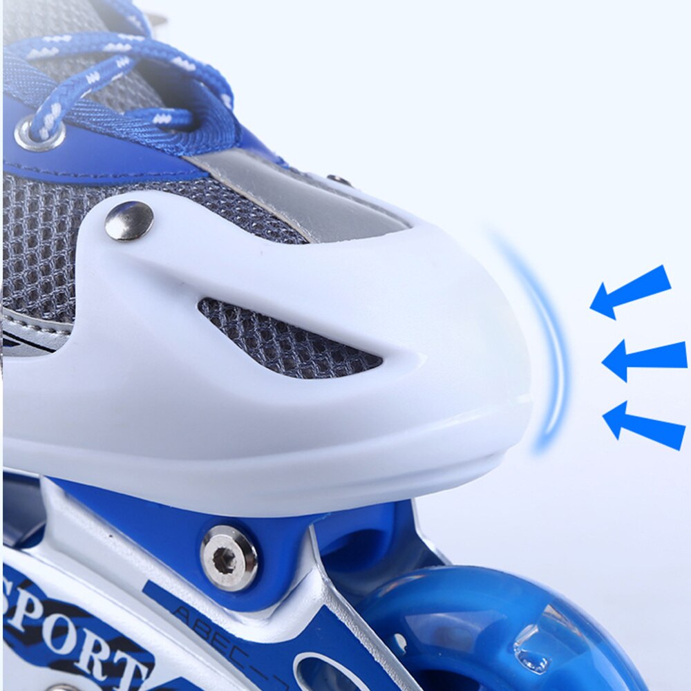 Kids Adjustable Single Row Skating Patins Inline S... – Grandado