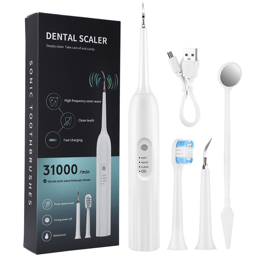 Sonic Toothbrush Ultrasonic Dental Scaler Set Elec... – Grandado