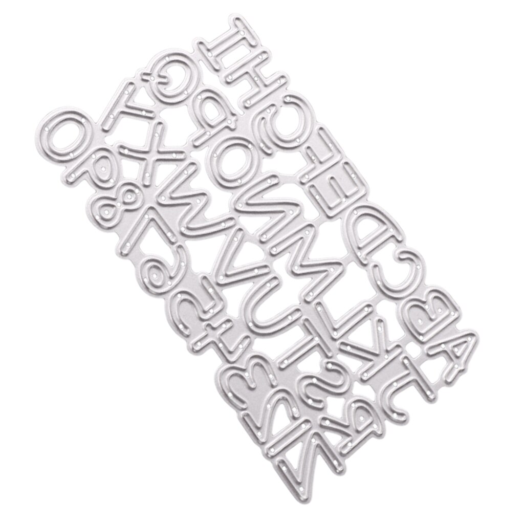 Numbers Letters Cutting Dies Stencil for Scrapbook... – Grandado