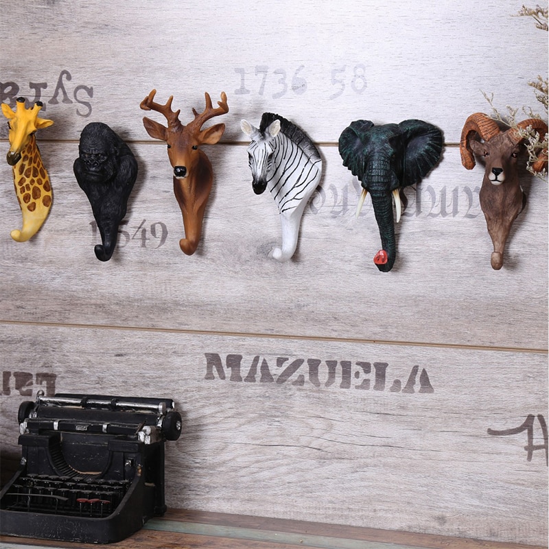 Hook Animal Series Wall Decoration Hook Storage Ra... – Grandado