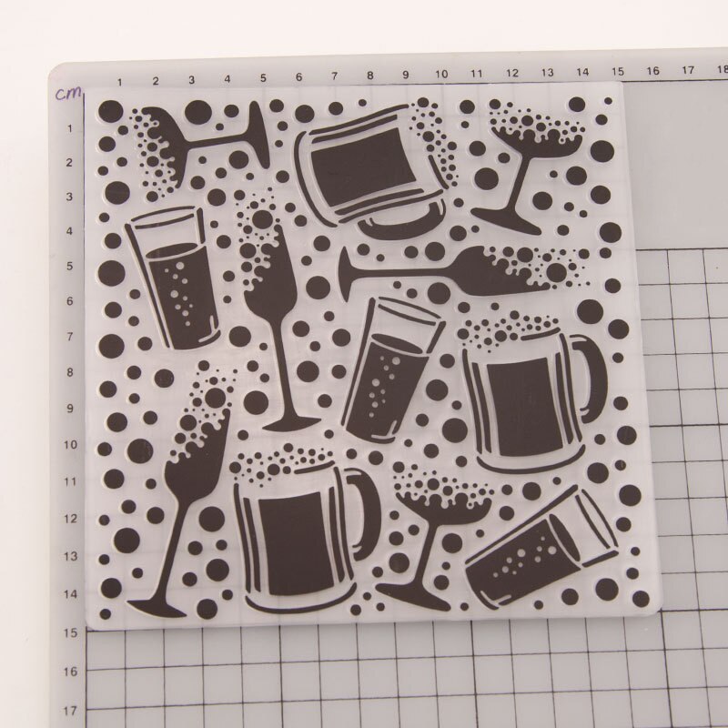 Beer Wine glass bottle Embossing Folders for Paper... – Vicedeal