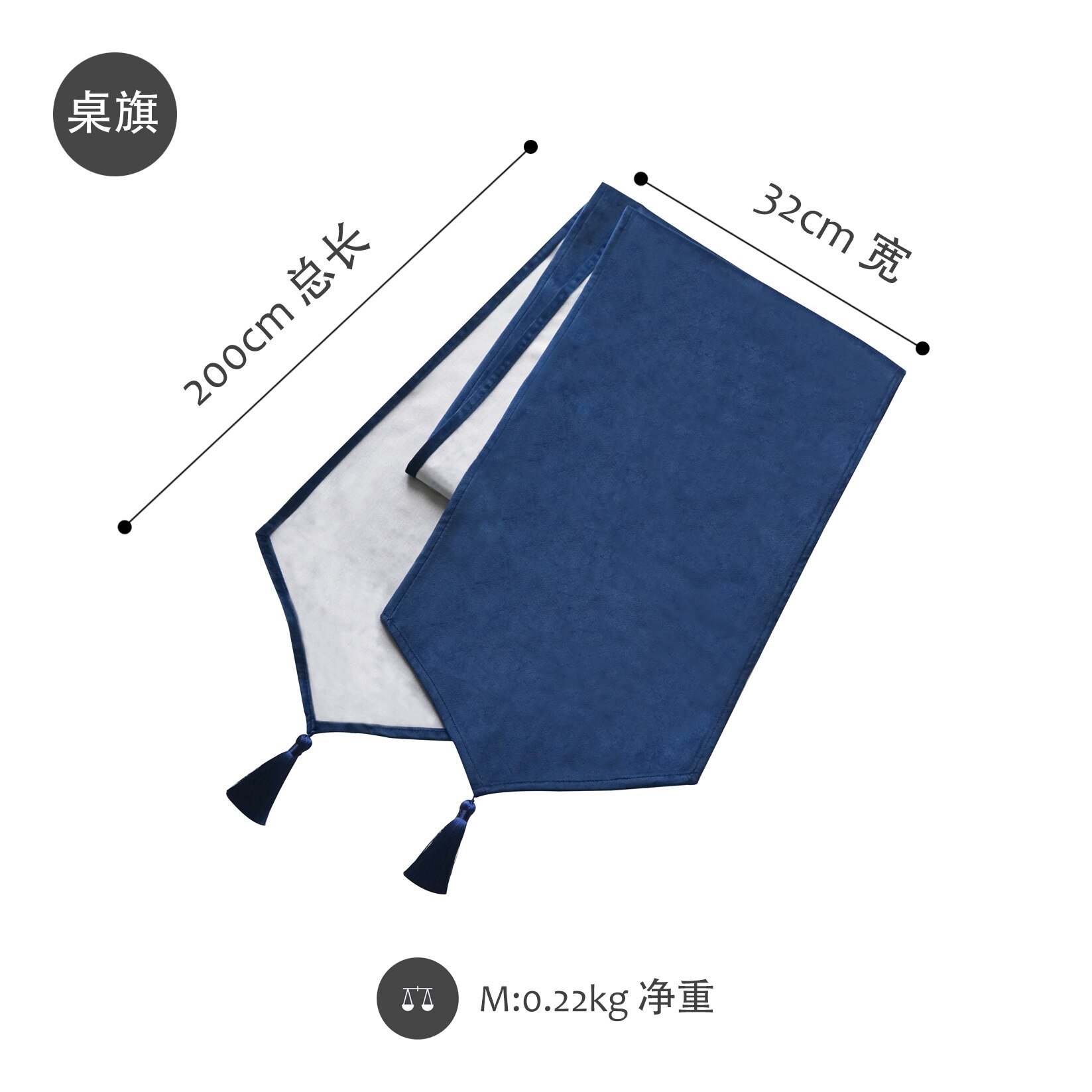 Chinese Style Blue and White Porcelain Tea Break M... – Grandado