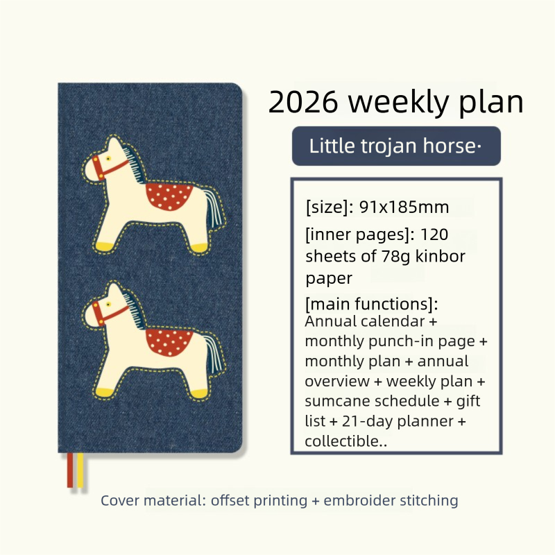 Kinbor Weekly Planner Work Plan Notebook Daily Tim... – Grandado