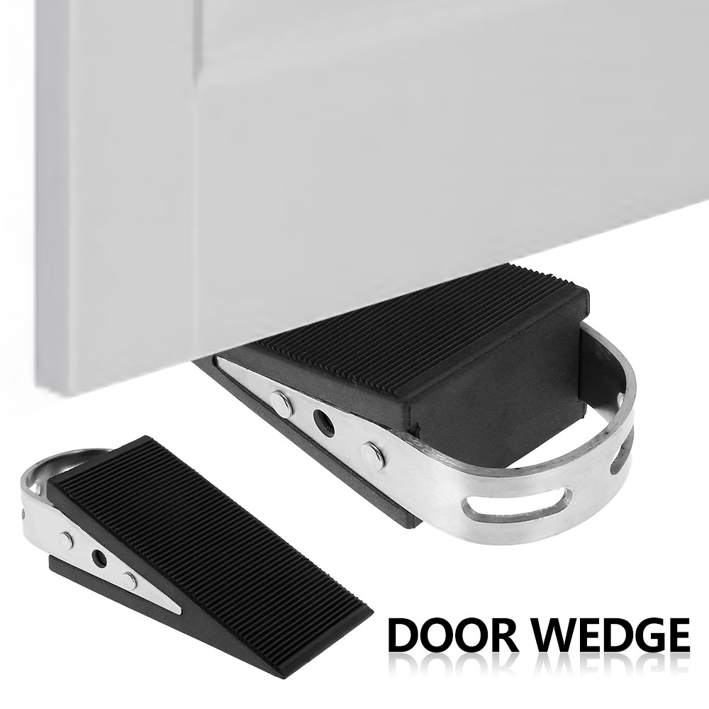 Metal Door Stopper Reusable Shock Absorbent Block ... – Vicedeal