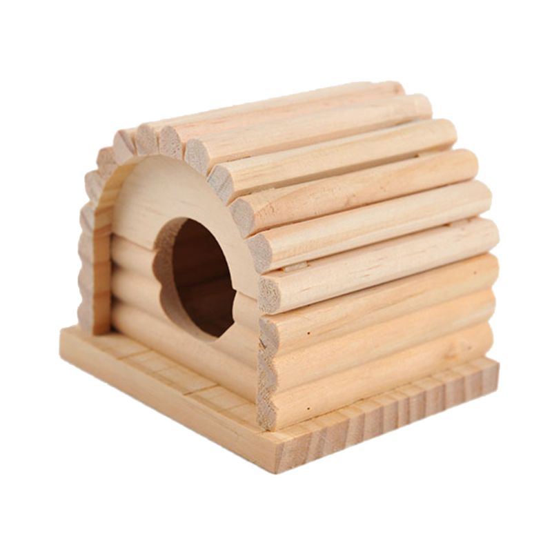 Houten Huisdier Hamster Huis Speelgoed Nest Oefeni... – Vicedeal