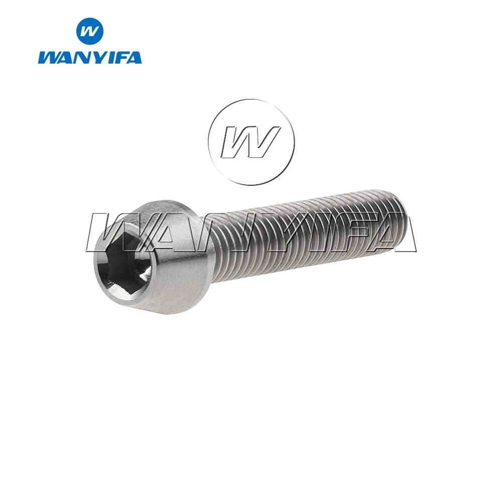 Titanium Bolts M8 x40mm Allen Key Taper Head Screw... – Grandado