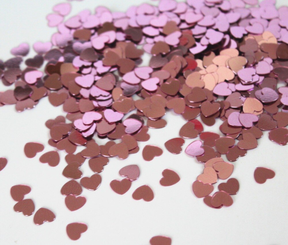 Baby shower 6 mm Tiny baby Pink Sparkle Heart Wedd... – Vicedeal
