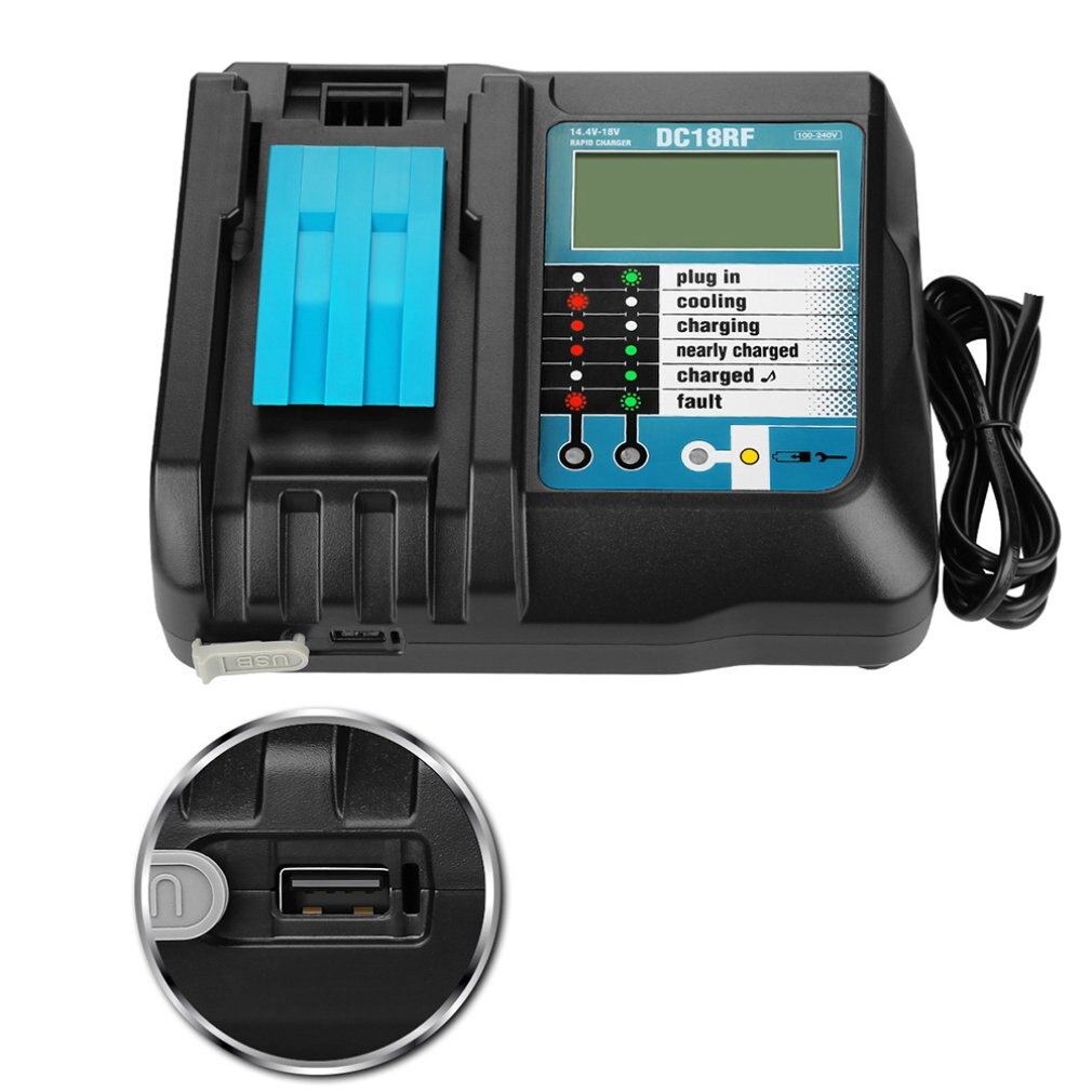 14.4V/18V Li-Ion Electric Power Tool Battery Charg... – Grandado