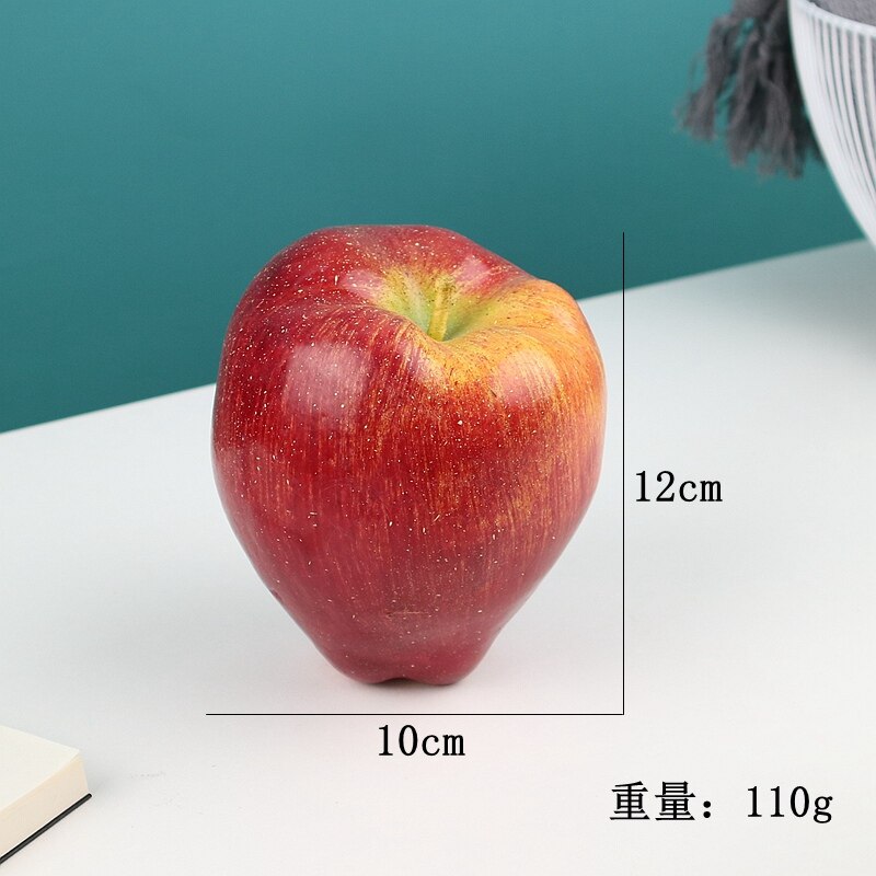 1pc Artificial Fruits Red Green Apples Foam Model ... – Grandado
