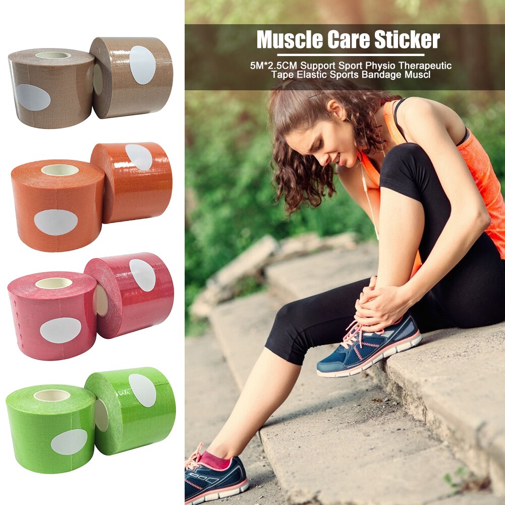 Elastic Cotton Sports Fitness Bandage Self Adhesiv... – Grandado