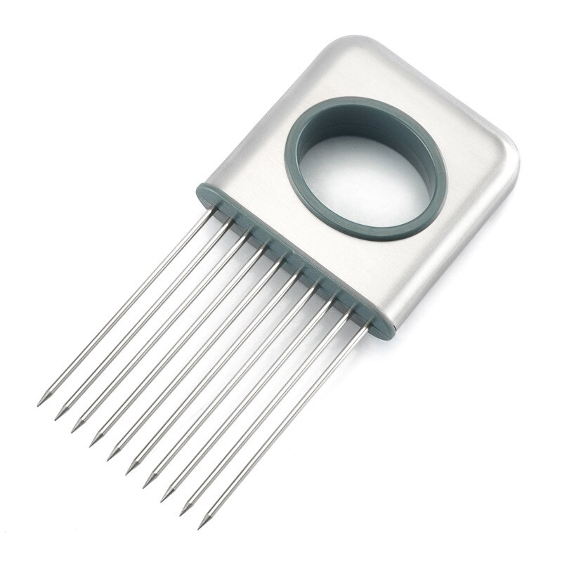 1Pcs Groentesnijder Ui Slicer Zilver Keuken Gadget... – Grandado