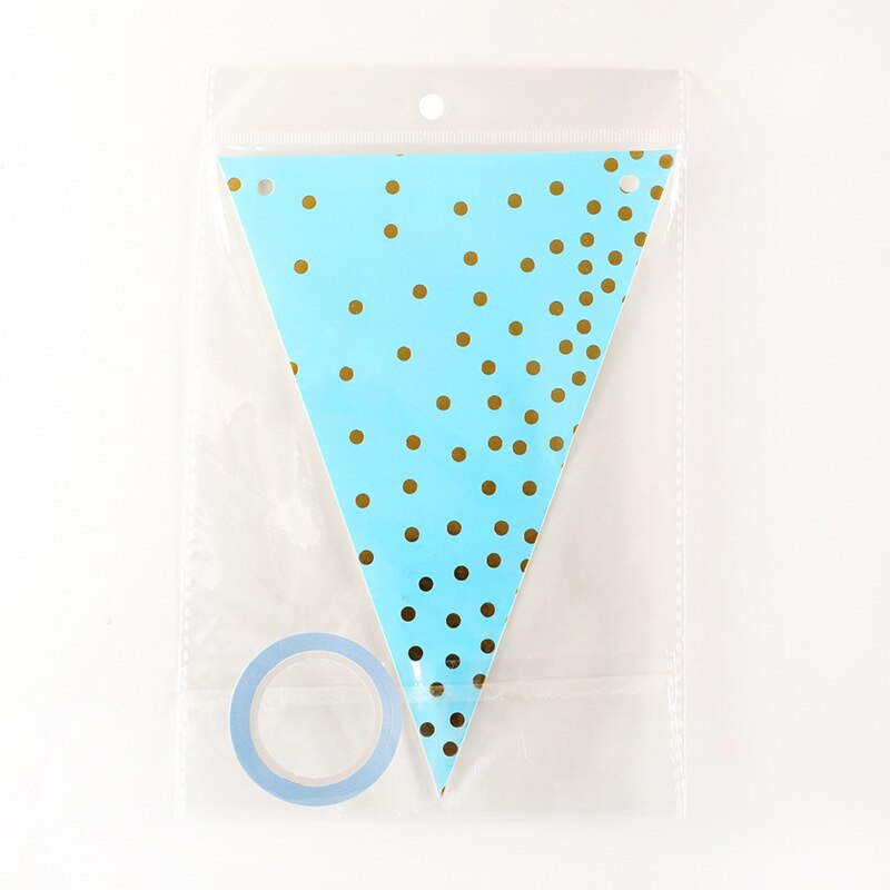 Bronzing Pennant Festival Party Dress Up Bunting B... – Vicedeal