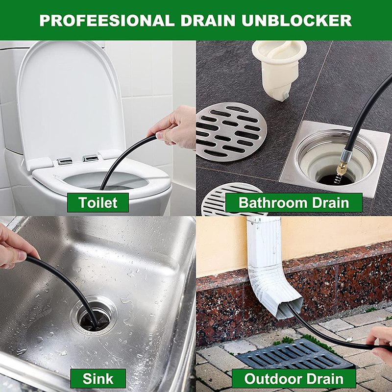 6m 10m 15m 20 meters 160bar Sewer Drain Water Clea... – Grandado