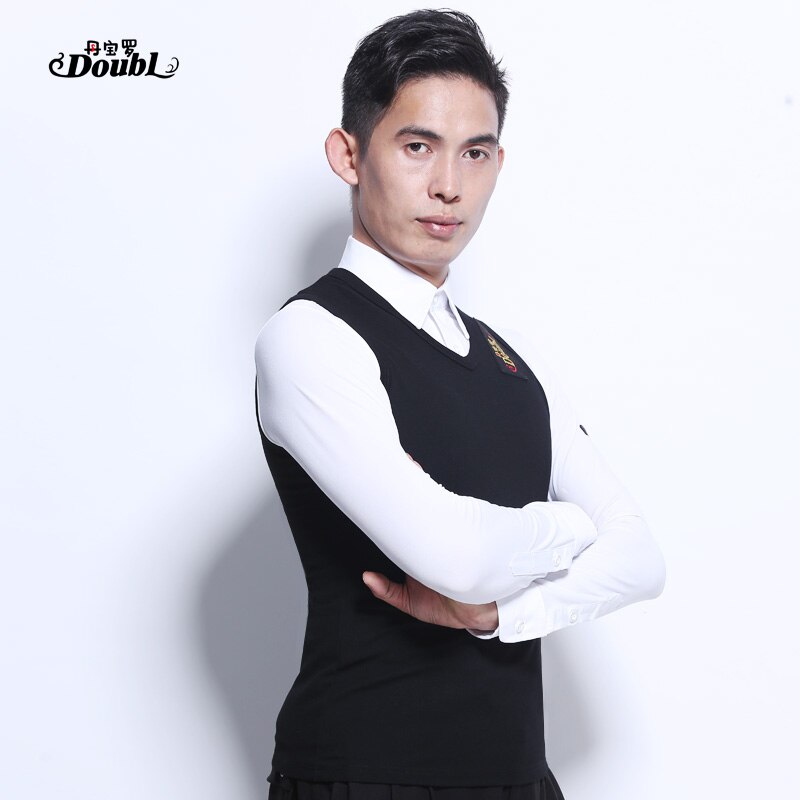 Chaleco de baile latino para hombre, ropa de baile... – Grandado