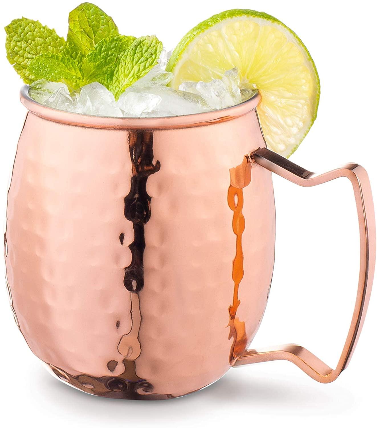 Moscow Mule Copper Mugs Classic Drinking Cup Set H... – Grandado