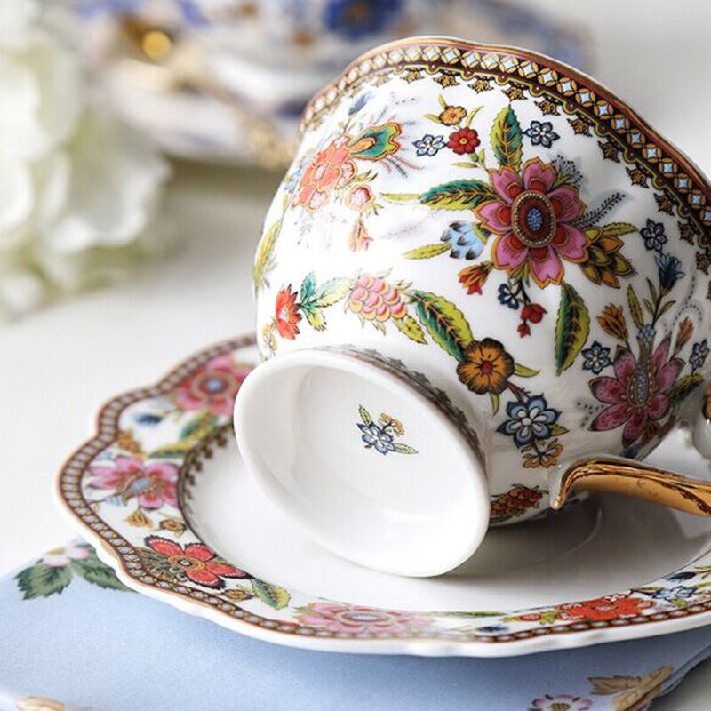 Bone China European Tea Cup Set and Saucer Coffee ... – Grandado
