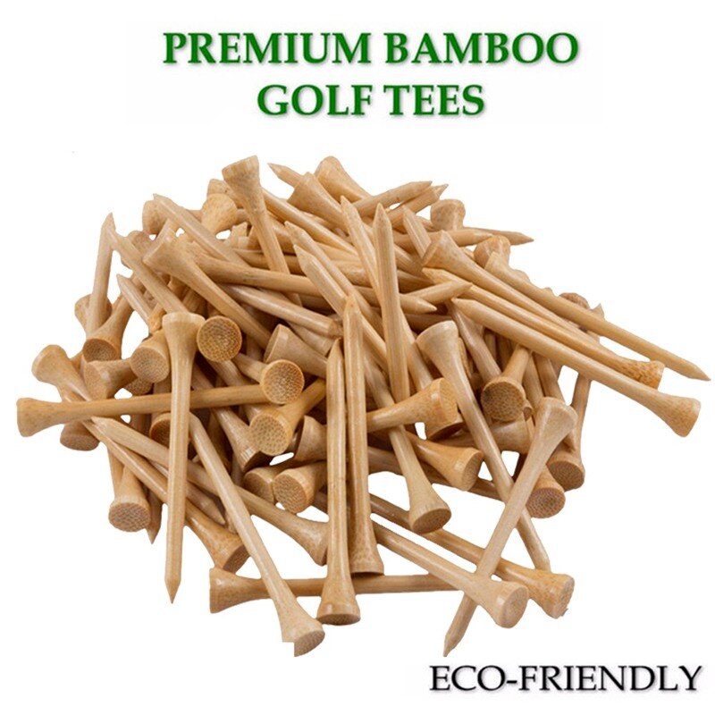 Pack of 100 Unbreakable Bamboo Golf Tees Stronger ... – Grandado