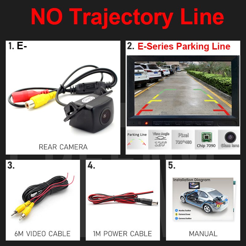 HD 4089T Dynamic Trajectory Parking Line Rear View... – Grandado