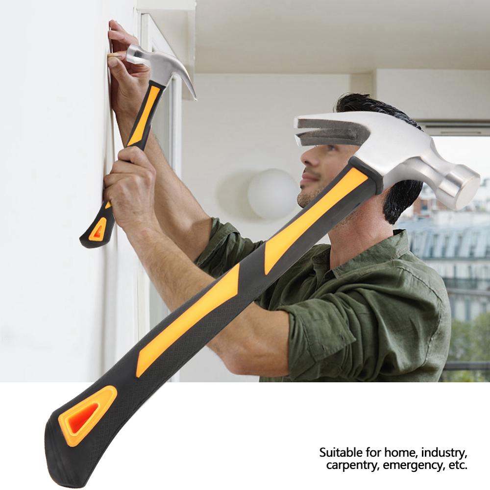 Magnetic hammer V-type hammer Claw Hammer Woodwork... – Vicedeal