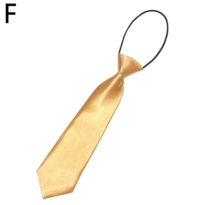 Kids Children Ties Classic Solid Color Boys Girls ... – Grandado