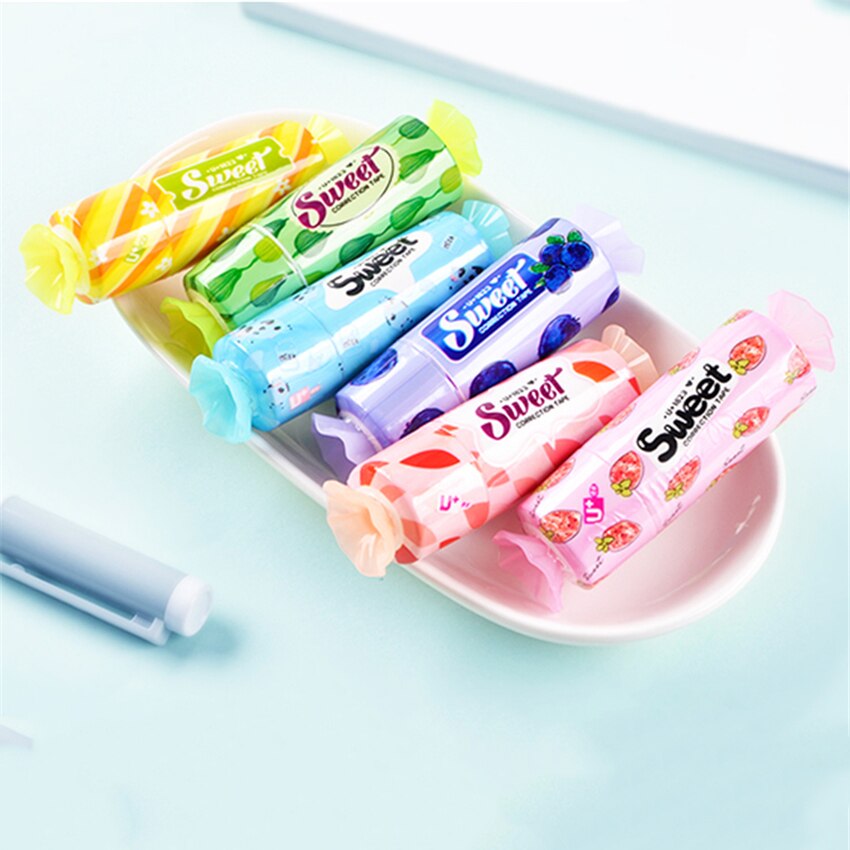 1pc Colorful Cute Candy Shape Correction Tape, Off... – Grandado