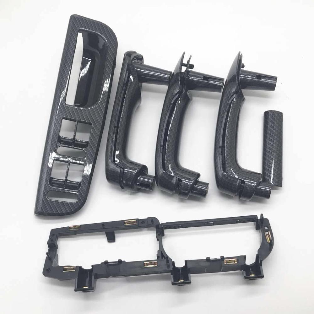 Interior Door Grab Handle Cover Carbon Fiber Windo... – Grandado