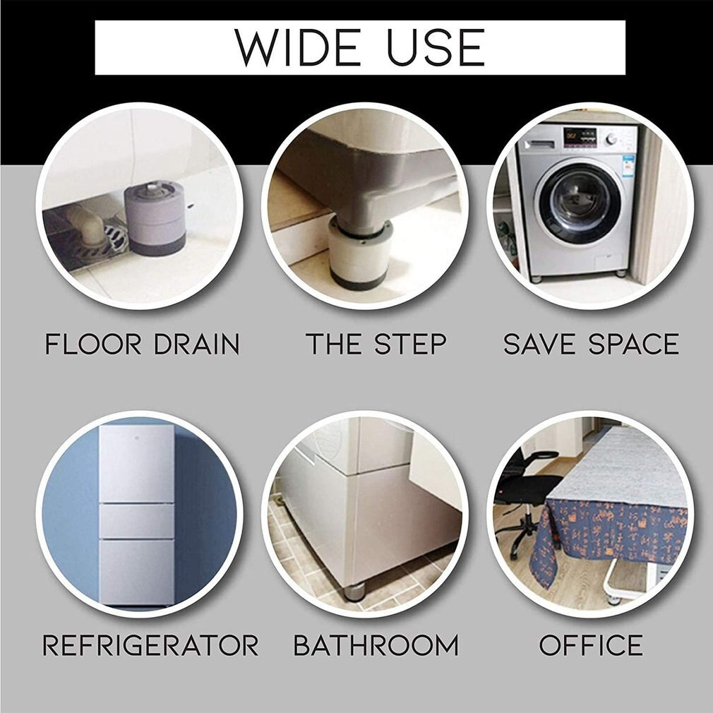 Washing Machine Feet Shockproof Noise Reduction An... – Grandado