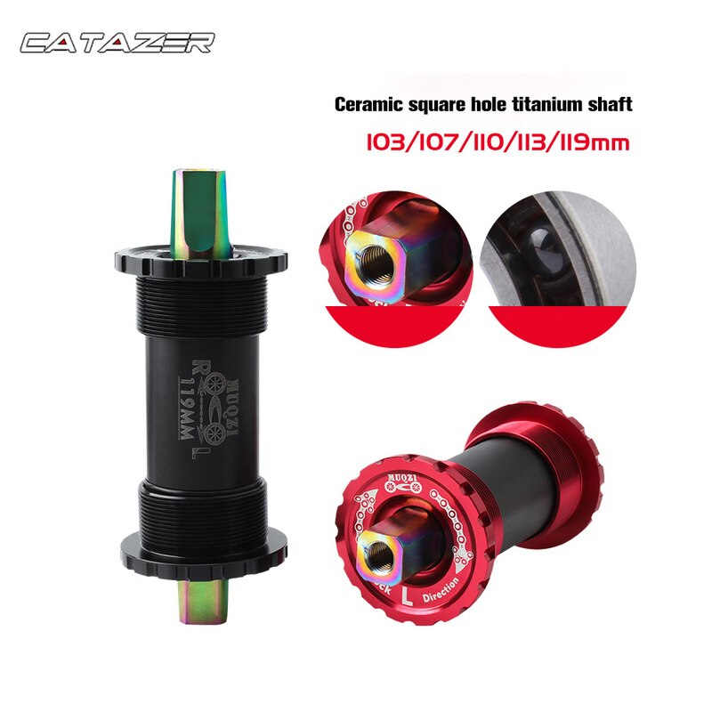 Bicycle Titanium Middle Axle Square Bottom Bracket... – Vicedeal