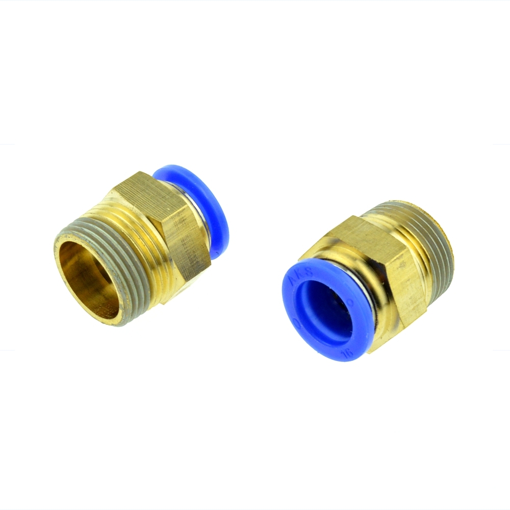 5PCS 16mm Hole push to 3/4" BSPT ( OD:25.7mm) male... – Vicedeal