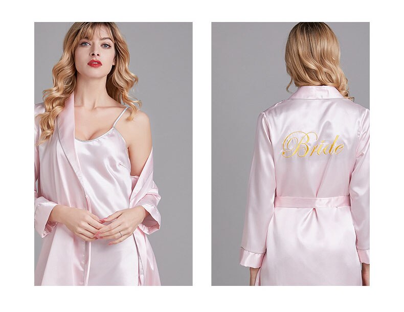 Two-Piece Embroidery Bride Bridal Gown Morning Gow... – Grandado