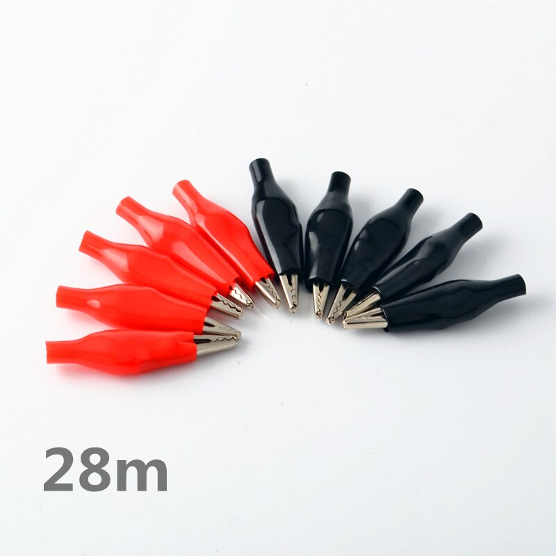 10Pcs 28mm black red soft plastic coating test pro... – Grandado