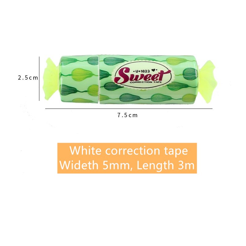 Sweet Candy Correction Tape Sugar 5mm White Maskin... – Vicedeal