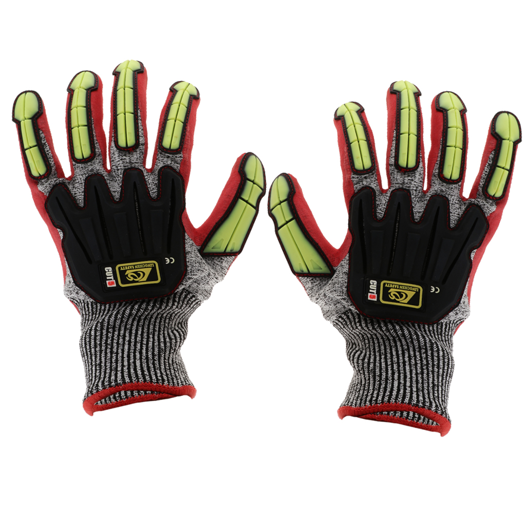 Shock Impact Safety Work Gloves Cut Tear And Punct... – Vicedeal