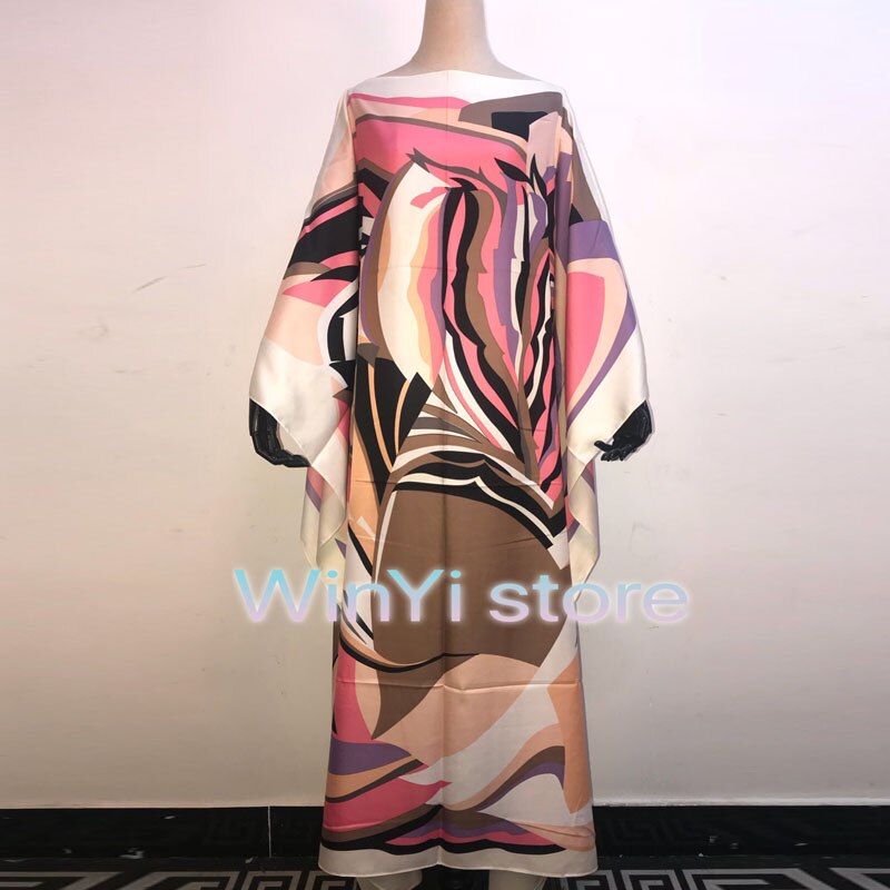 Kuwait Dashiki Dress Print Bohemia Hijab Loose Mus... – Vicedeal