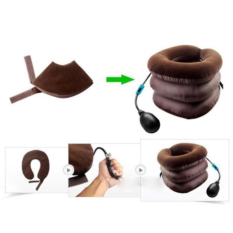 U Shape Neck Pillow Air Inflatable Pillow Cervical... – Grandado