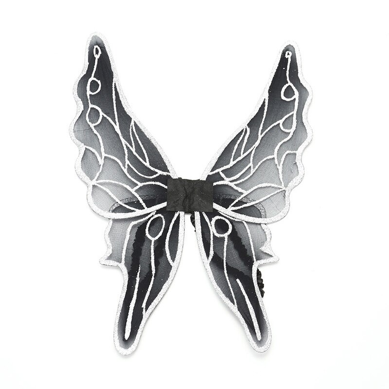 Elf Butterfly Wings Princess Angel Fairy Wings Bla... – Grandado