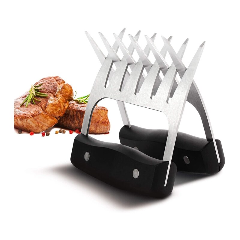 2 Pcs Meat Shredder Claws,Stainless Steel Bear Cla... – Grandado
