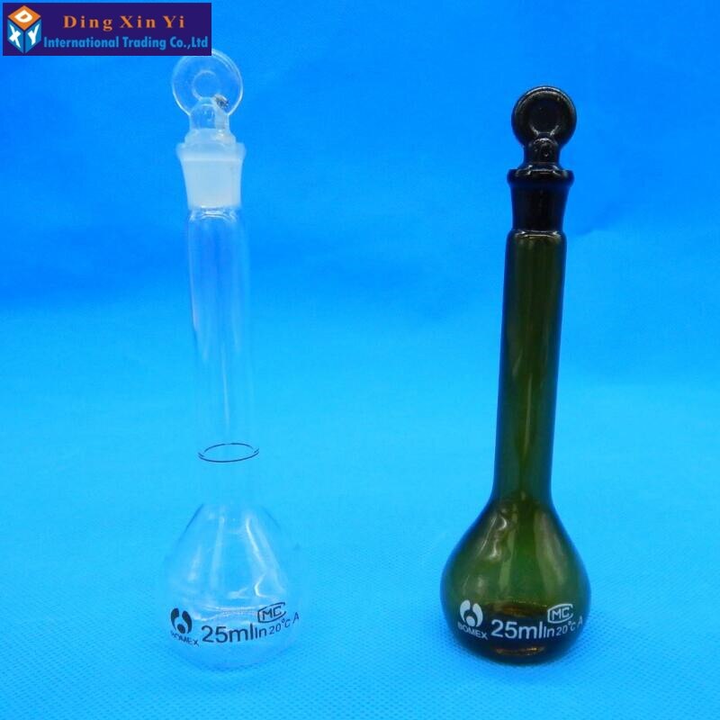 25ml Transparent volumetric flask flint glass flas... – Grandado