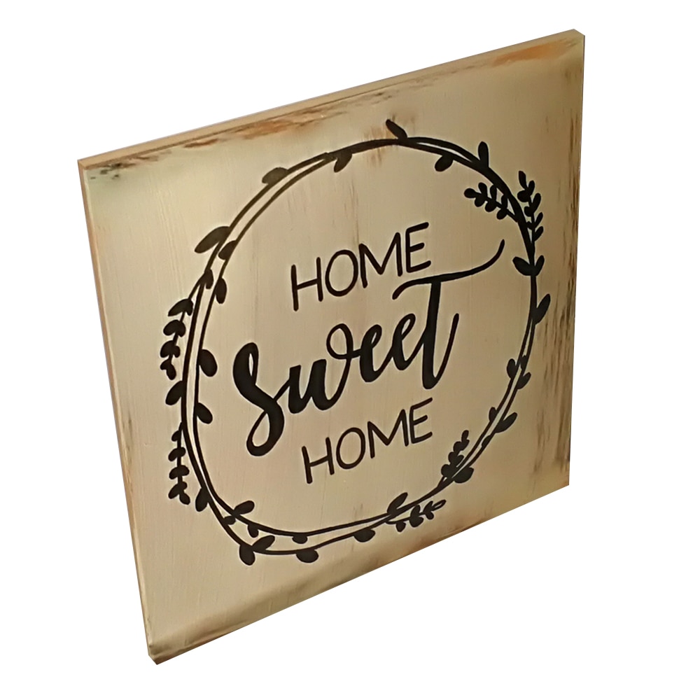 1 Pcs Decorative Rustic Wood Signs Home Sweet Sign... – Grandado